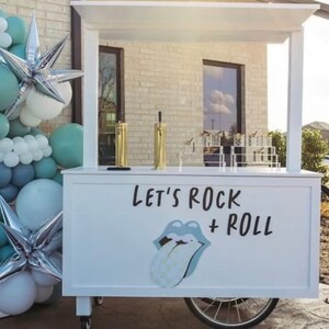 Rock and Roll Matching Cake Toppers Checkered | Music Cupcake Toppers ...