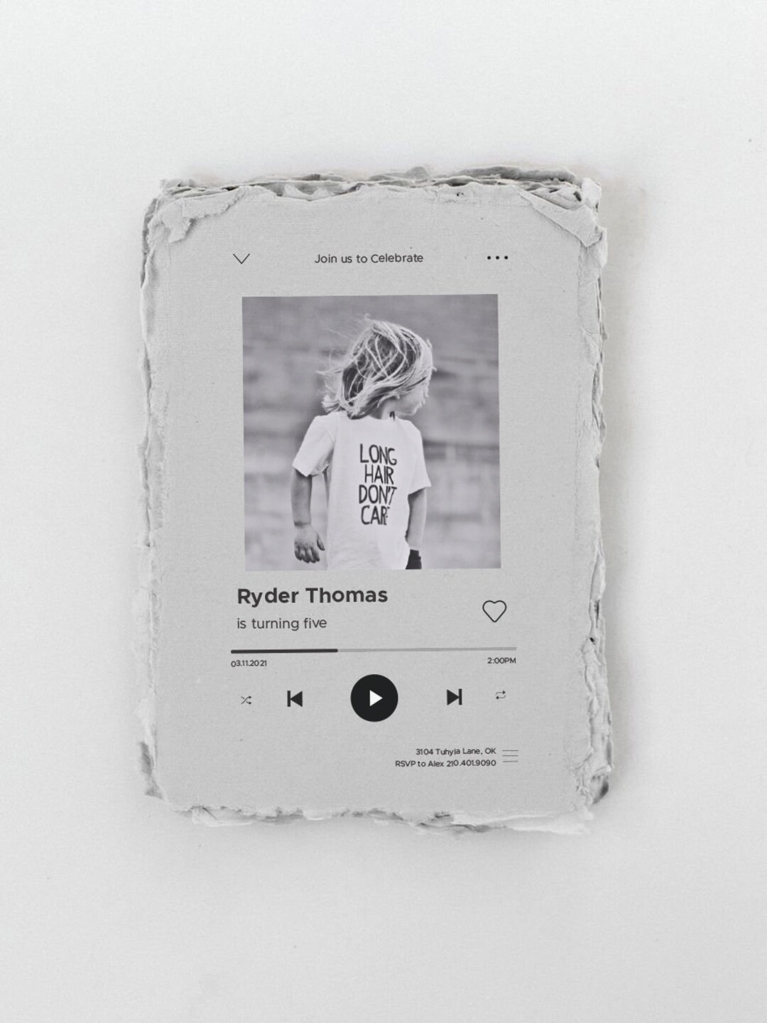 Music Inspired Birthday Invite | Musician Birthday | Musical | Boy Girl ...