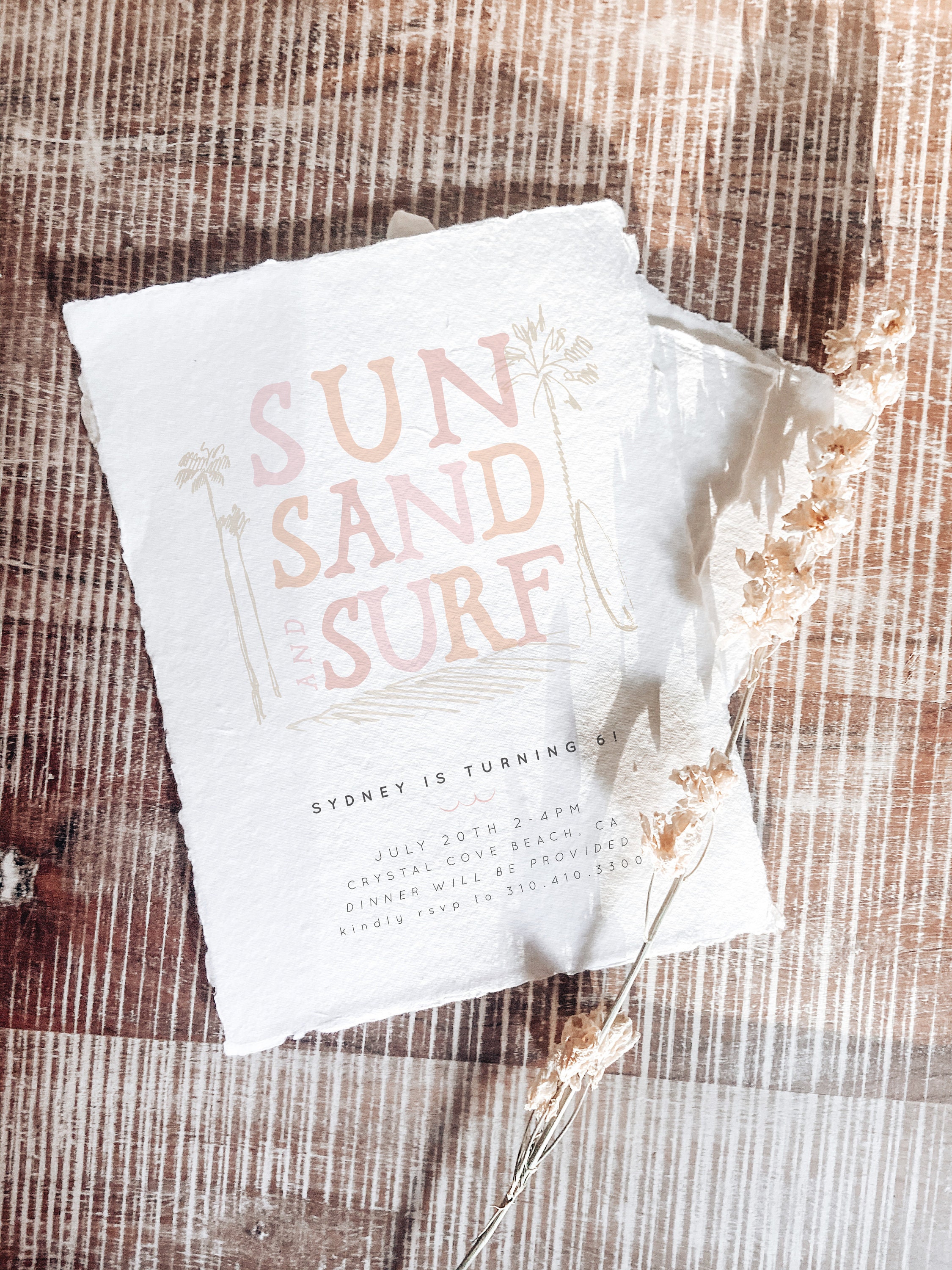 Sun Sand and Surf Birthday Invite Beach Birthday Surfer - Etsy