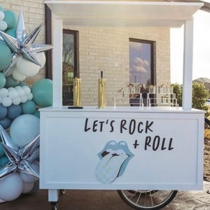 Let's Rock and Roll VIP Pass Tag | Rock and Roll | Music Birthday ...