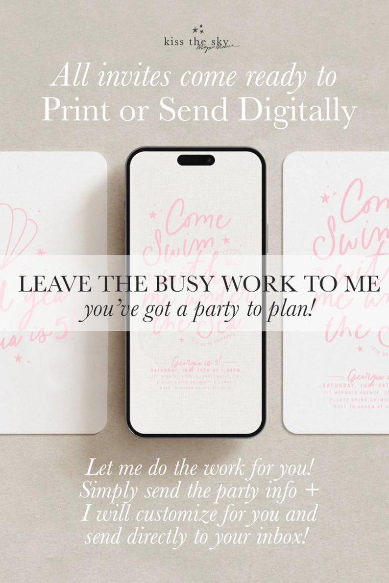 Building Blocks Birthday Party Invite | Neutrals | Modern | Everything ...