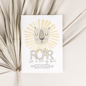 Lion Birthday Thank You Tags | Cub Birthday | Roar Invite | Boy or Girl ...