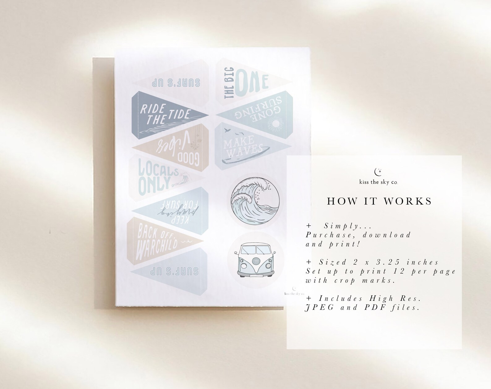 Sun Sand and Surf Blues | Locals Only | Matching Cake Toppers | DIY ...