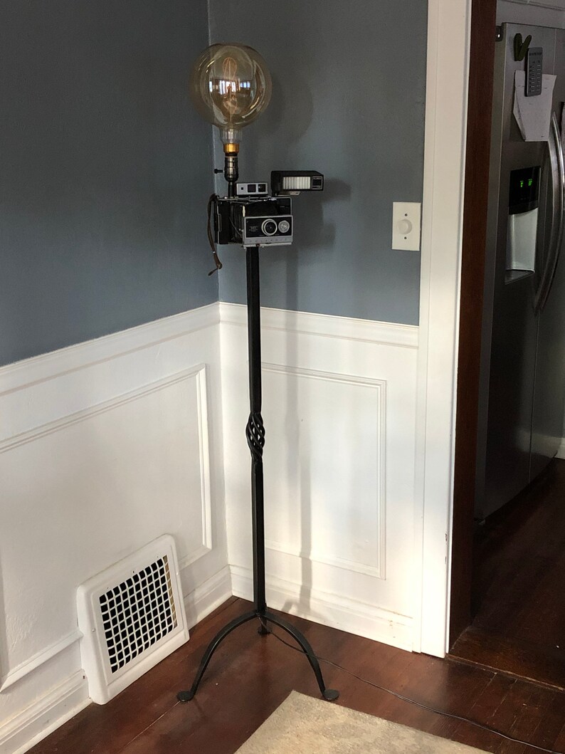 Steampunk Retro Light Stand Vintage Old Film Camera RECYCLED - Etsy