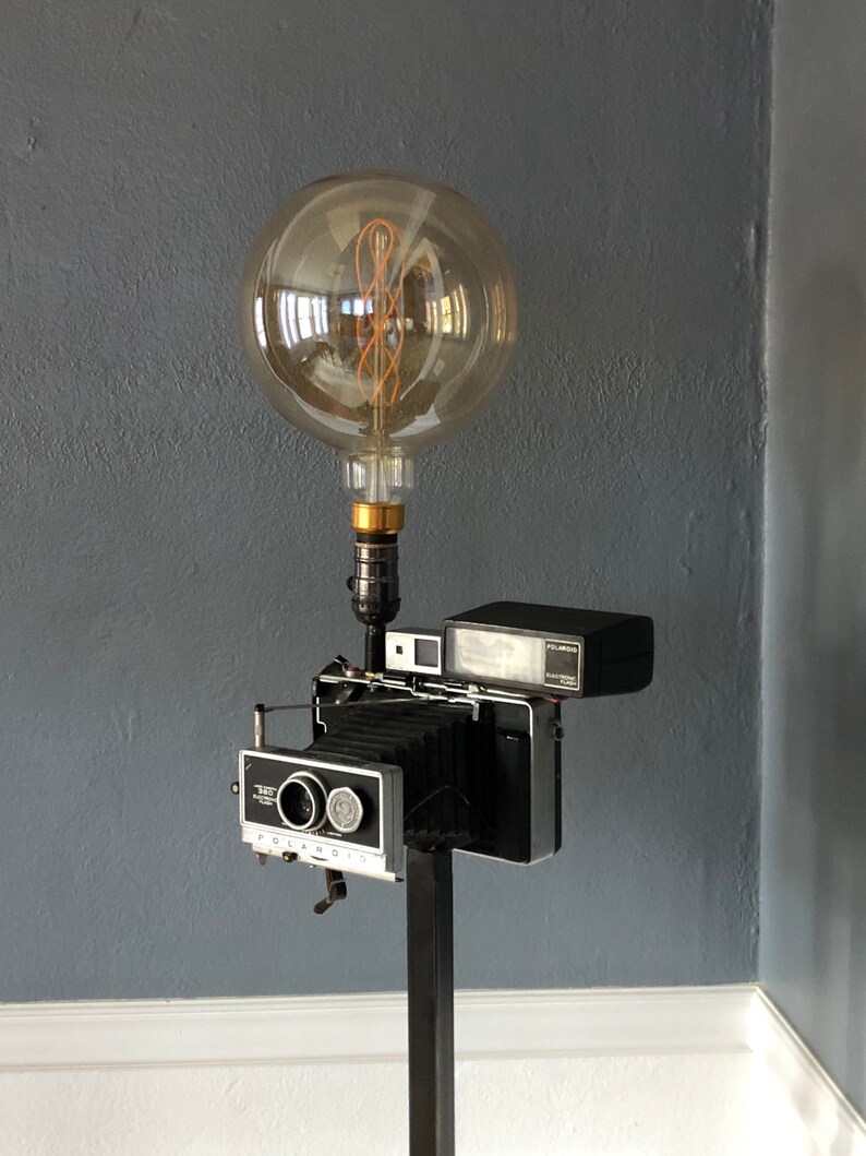 Steampunk Retro Light Stand Vintage Old Film Camera RECYCLED - Etsy