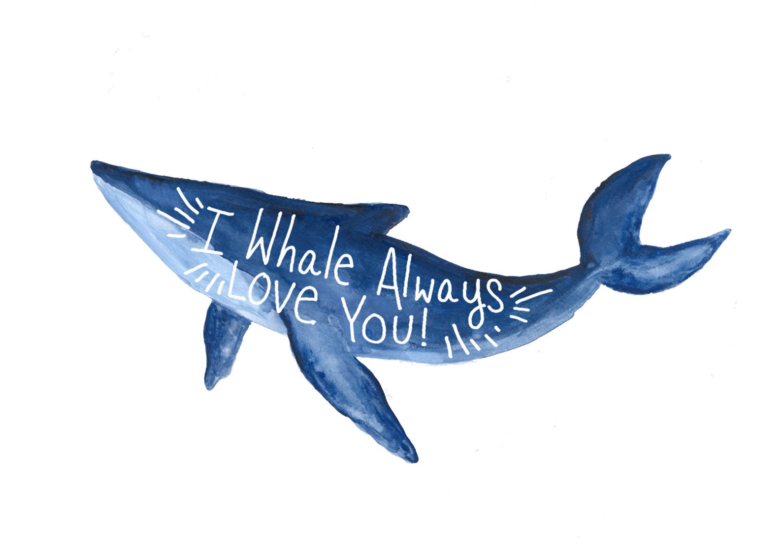 I Whale Always Love You Digital Download Print - Etsy