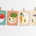 Alphabet & Vegetables Card Set Printable Flash Cards ABC - Etsy