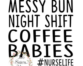 Night Shift Svg | Etsy