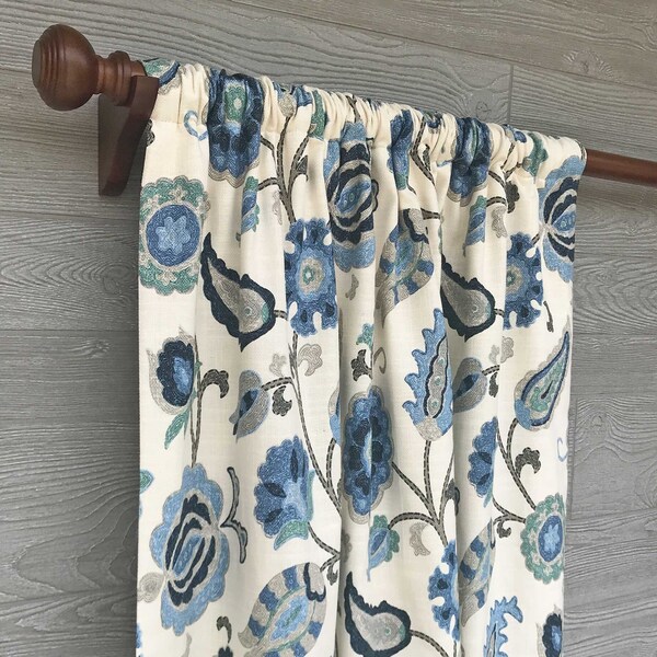 Paisley Curtains - Etsy