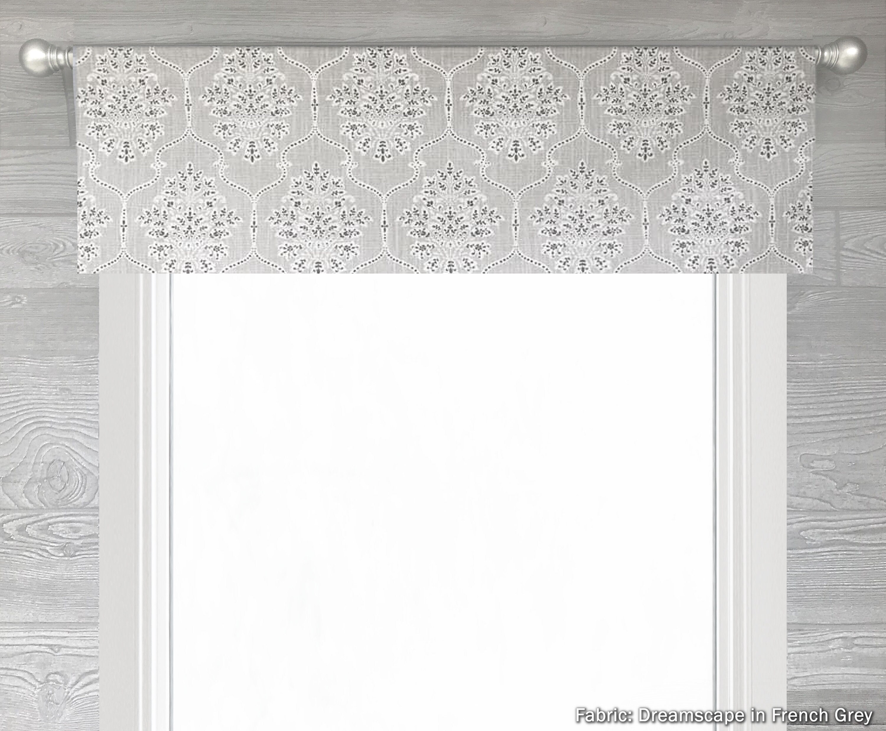 Lined Flat Valance Perfect for Modern Kitchen and Bath in - Etsy