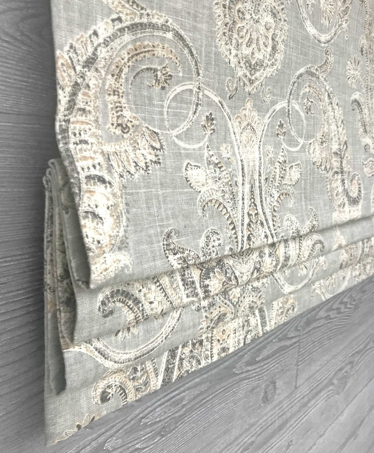 Lined Faux Fake Roman Shade Valance Traditional Floral - Etsy