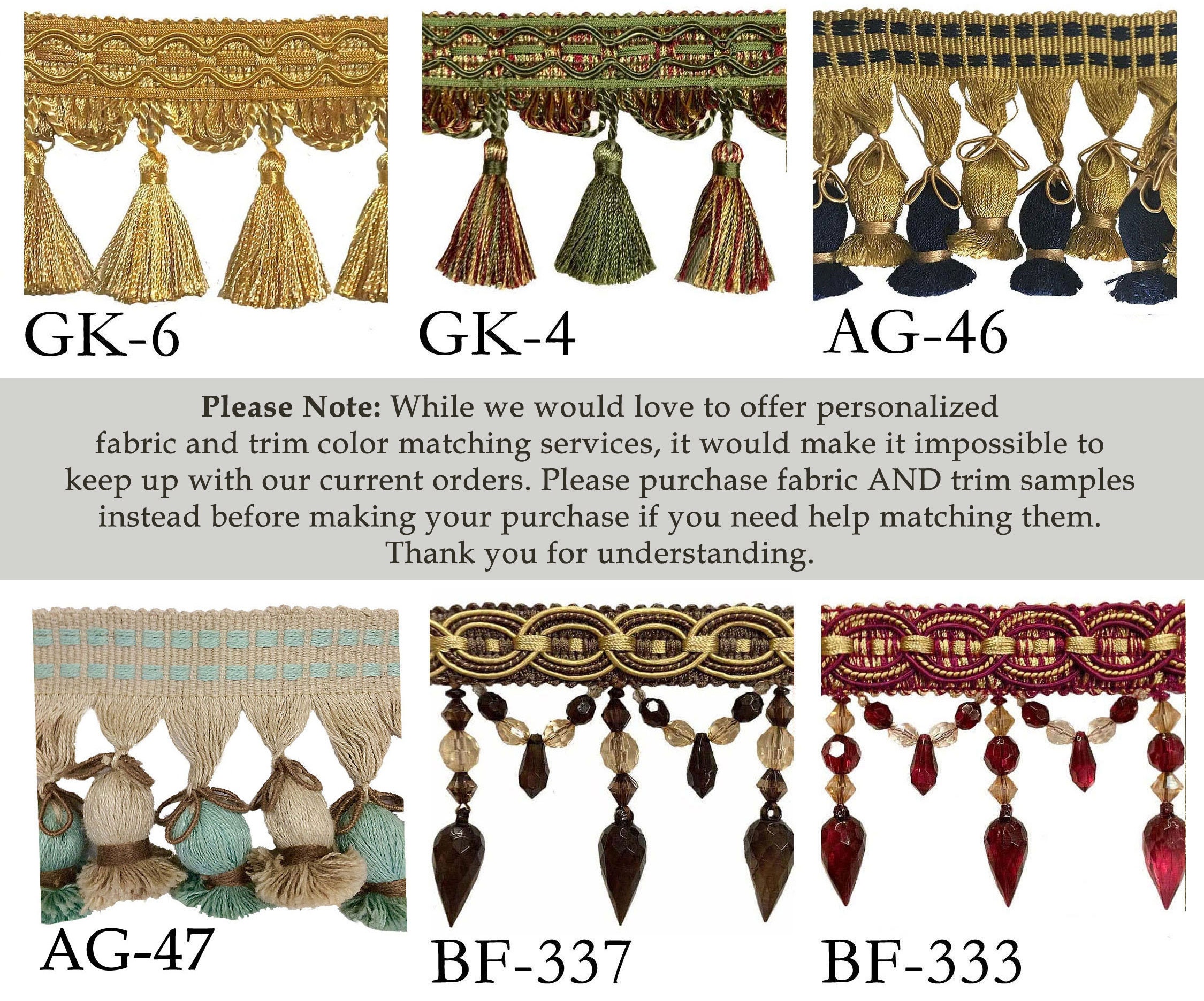 Priced Per EACH Valance Scalloped Tassel Fringe Pom Pom | Etsy