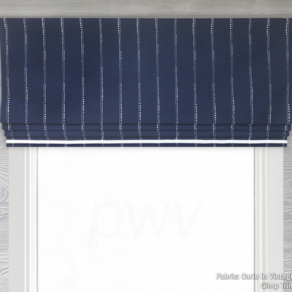 Navy Blue Valance - Etsy