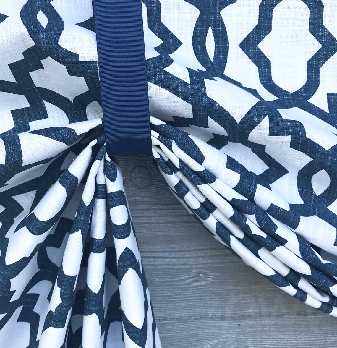 Custom Tailed Balloon Shade Valance With Deep Swags Single to - Etsy