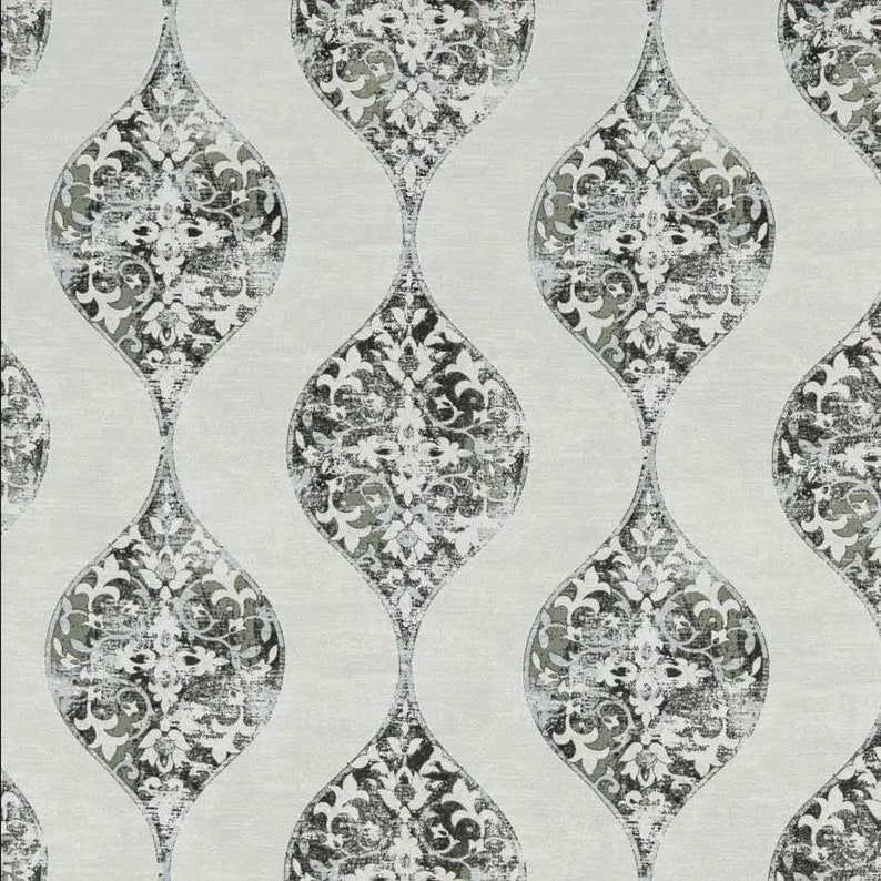 Flat Swag Valance With Bells Dark Blue or Gray Large - Etsy