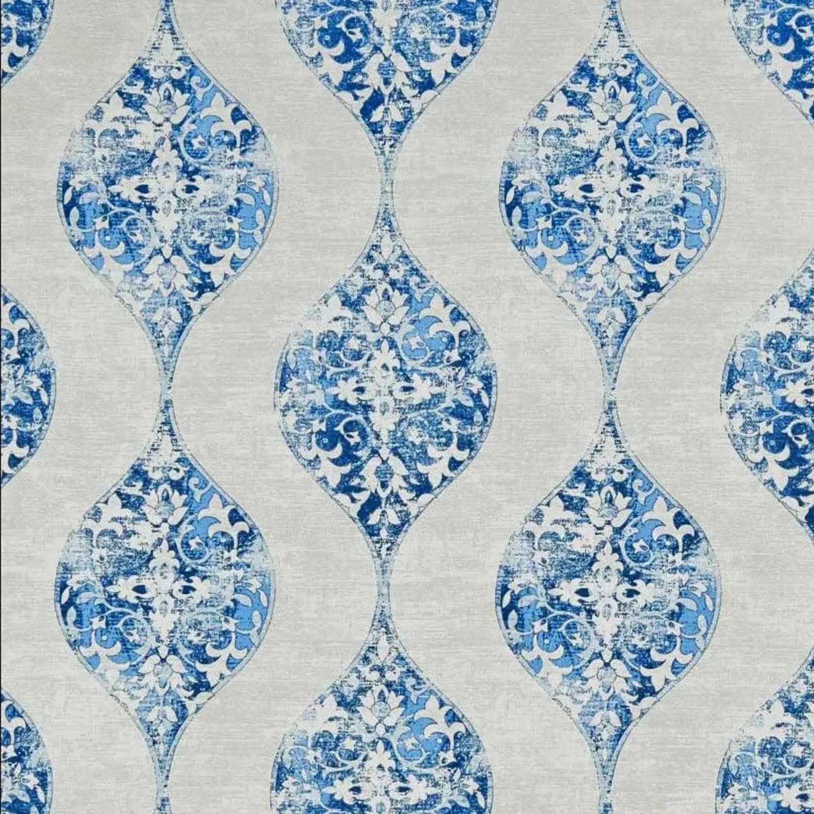 Flat Swag Valance With Bells Dark Blue or Gray Large - Etsy