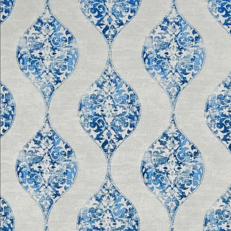 Flat Swag Valance With Bells Dark Blue or Gray Large - Etsy