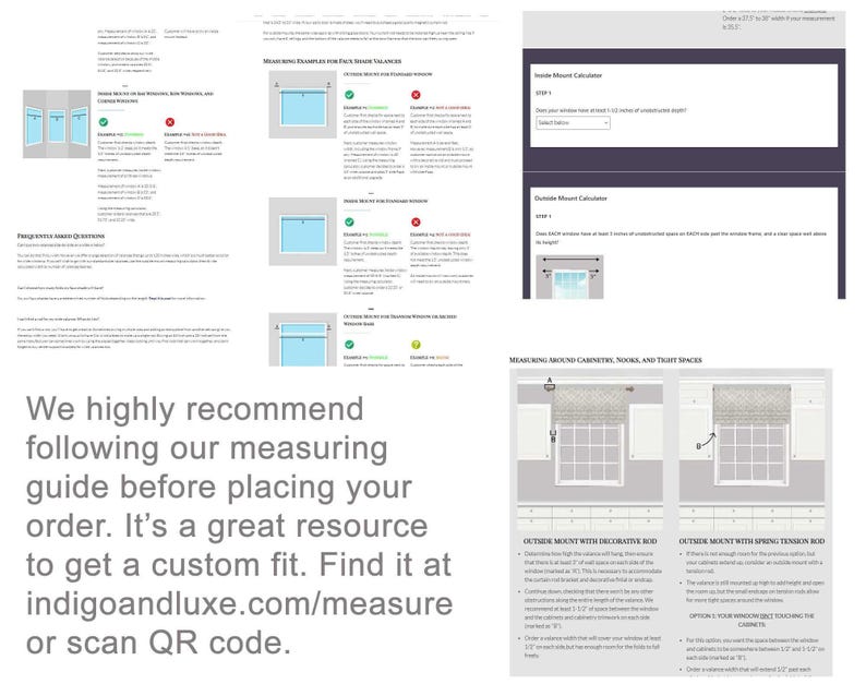 Lucy in Blue Lined Faux (fake) Roman Shade Window Valance; Custom ...