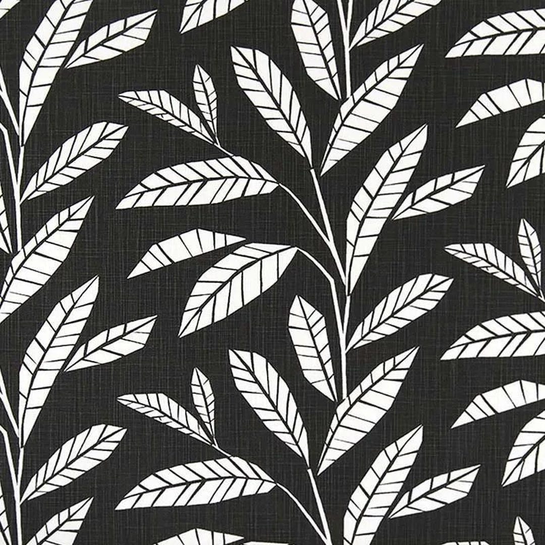 Samos in Ink Rod Pocket Drapery 84 96 108, Cafe Curtain, Custom, Modern ...