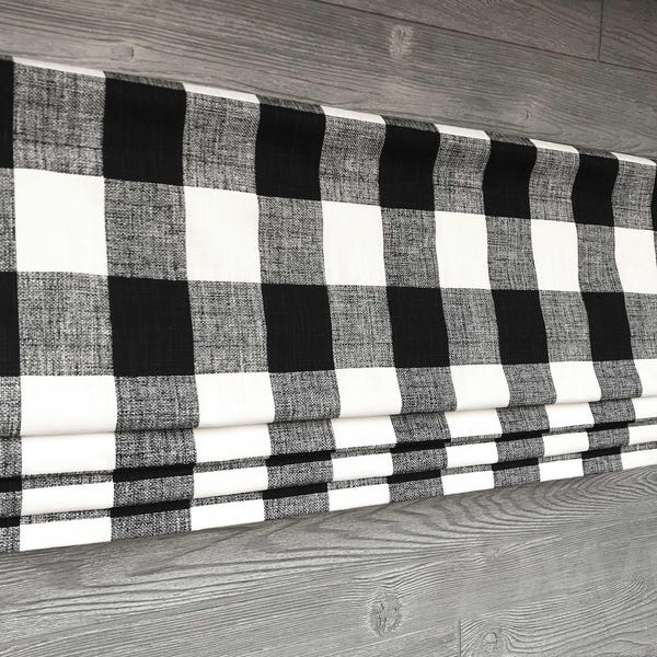 Buffalo Check Valance - Etsy