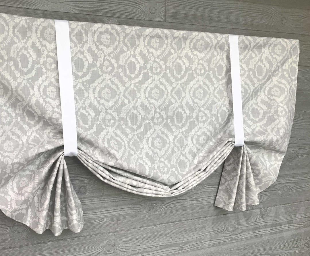 Custom Tailed Balloon Shade Valance With Deep Swags, Single to Wide ...