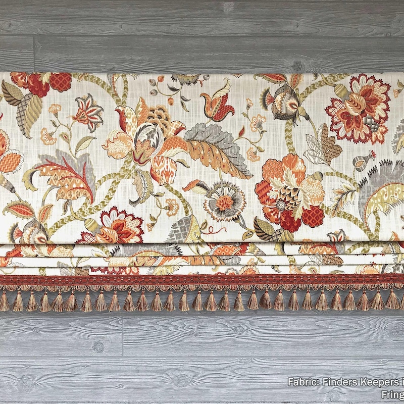 Faux Roman Shade Valance - Etsy