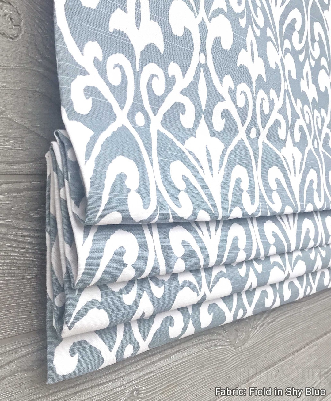 Lined Faux stationary Roman Shade Valance Window Valance for Kitchen ...