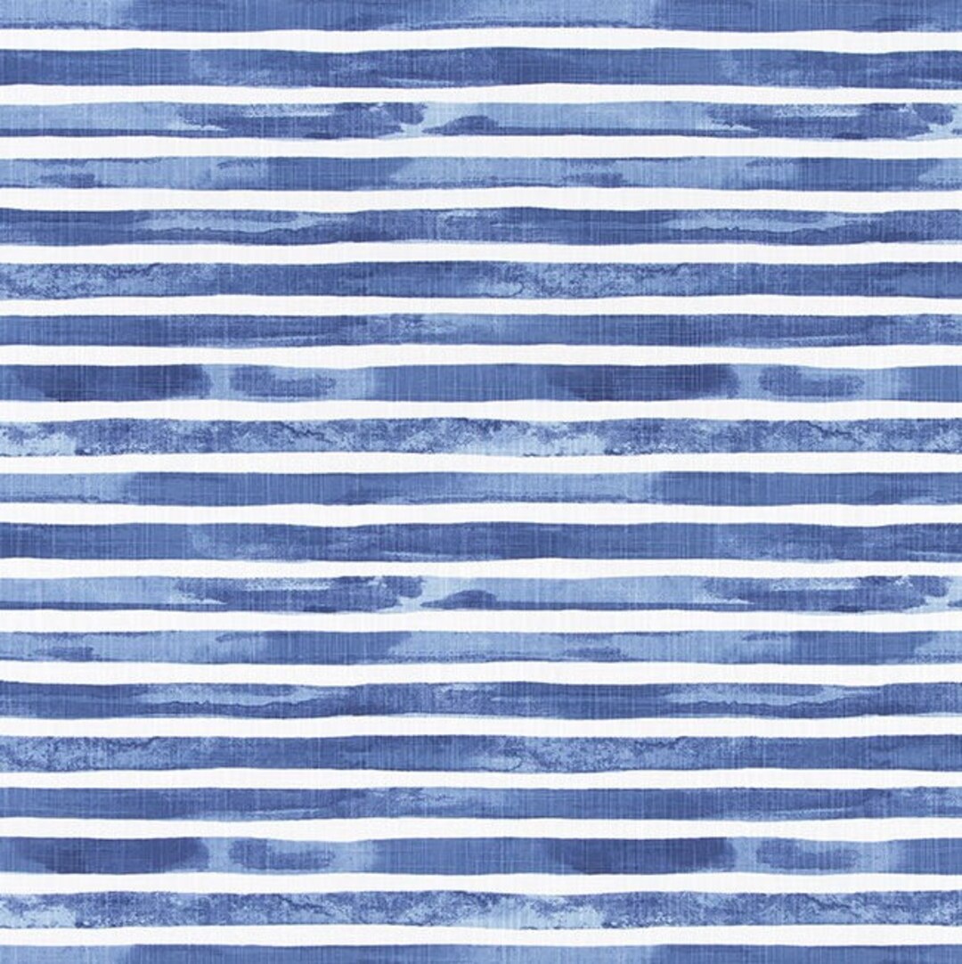 Nelson Commodore Blue Slub Canvas Rod Pocket Drapery Panel Pair 84 96 ...