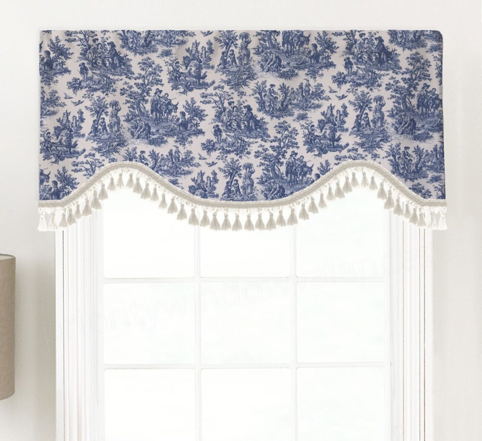 Shaped Rod Pocket Custom Valance Fits Single Window 33 - Etsy