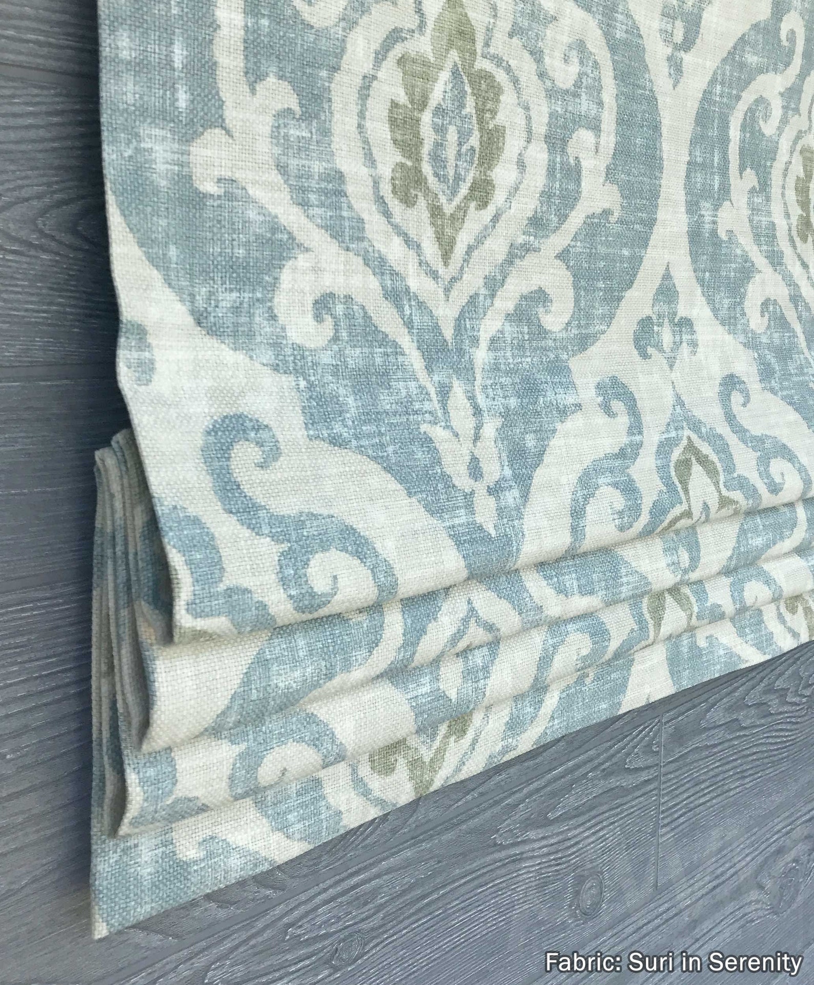 Lined Faux fake Roman Shade Valance Oversized Floral - Etsy