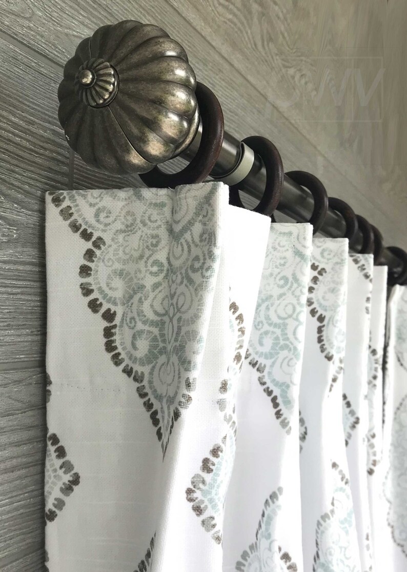 Custom Euro Pleat Curtain Drapery Panels Pinch French Pleat | Etsy