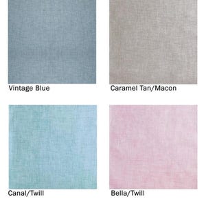 Lined Flat Valance; Straight Window Valance Print in Blue, Tan, Gray ...