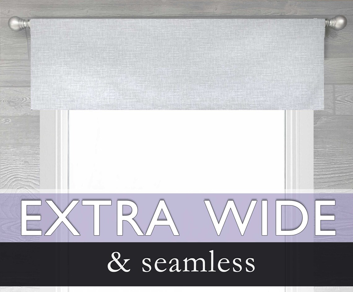 Lined Flat Valance Straight Valance Print in Pink Blue - Etsy