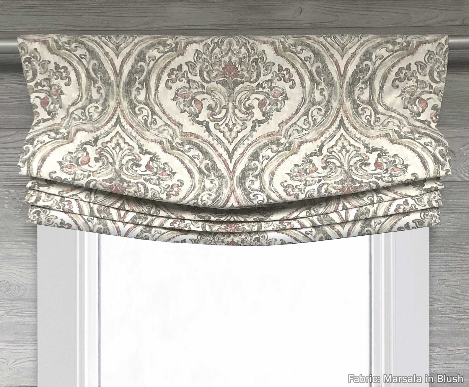 Custom Relaxed European Roman Shade Balloon Valance Single | Etsy