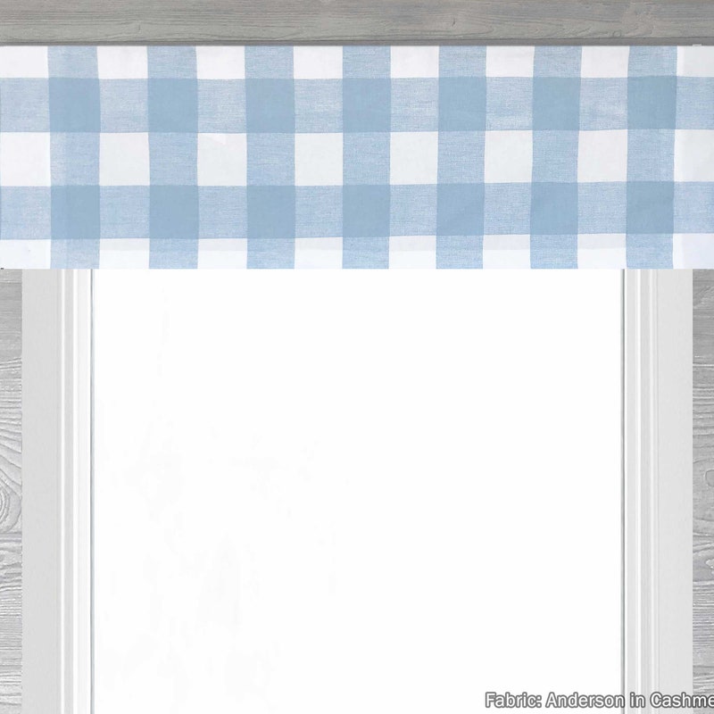Buffalo Check Valance - Etsy