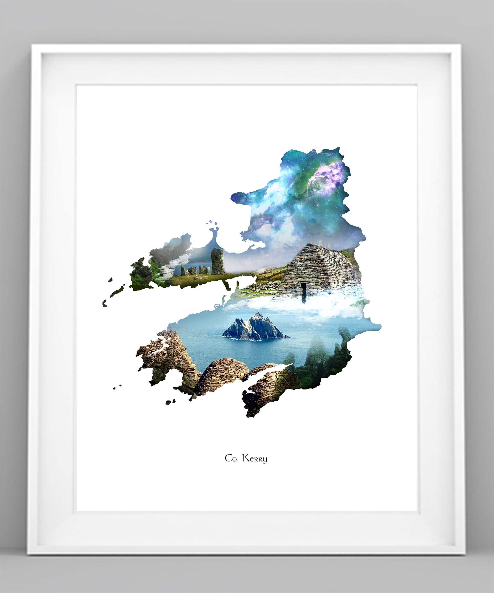 County Kerry Printthe Wild Atlantic Wayblueuragh Stone - Etsy