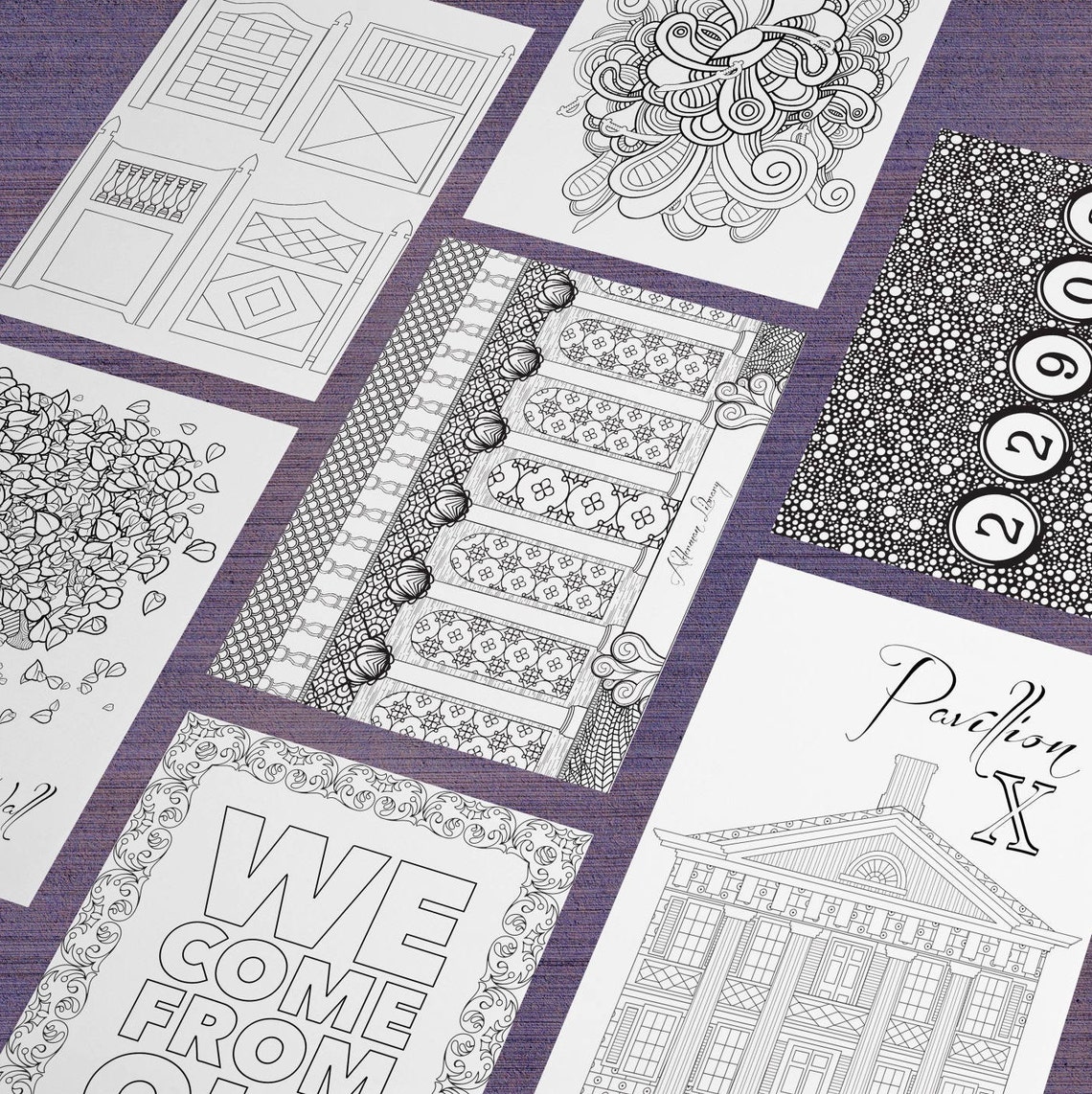 College Coloring Books: Color Your Own University of Virginia UVA Hoos ...
