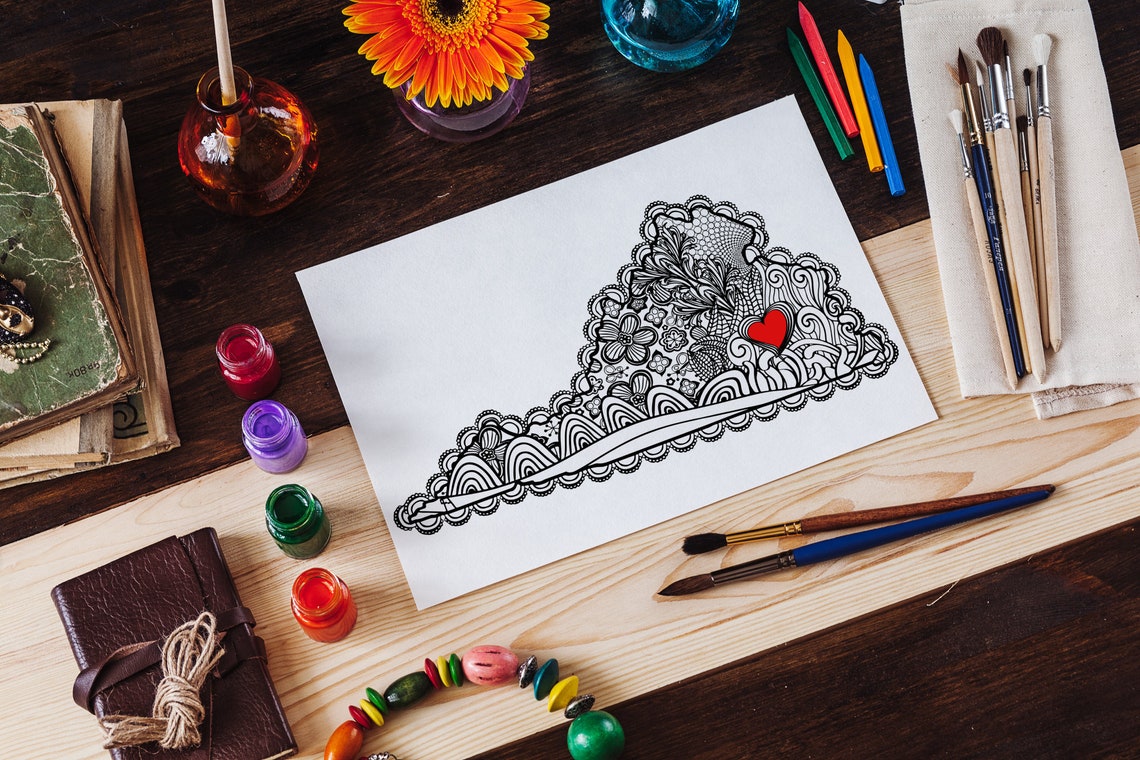I Heart Virginia Richmond Coloring Page University of Richmond Virginia ...