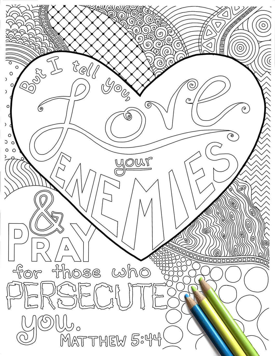 Matthew Coloring Pages - Etsy