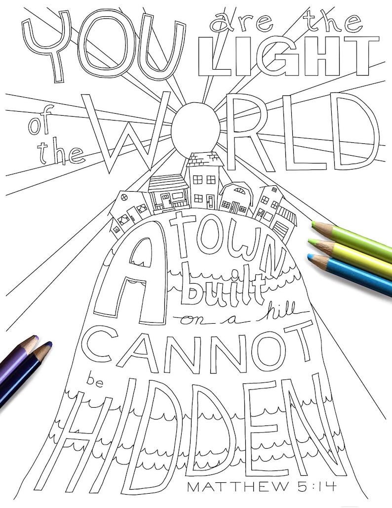 Matthew Coloring Pages - Etsy