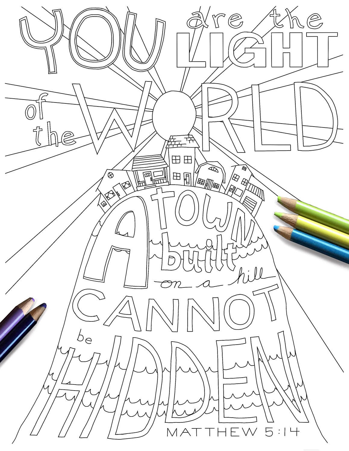 Matthew Coloring Pages - Etsy