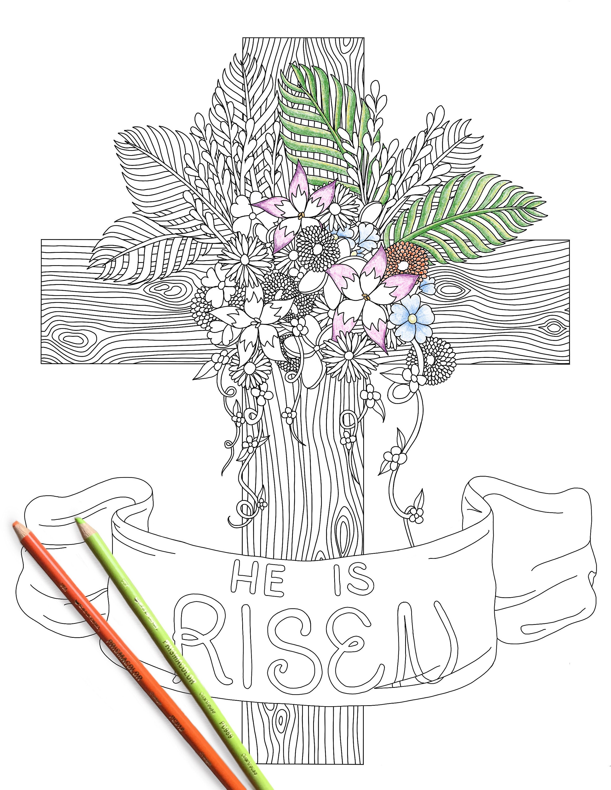 Faith Hope Love Coloring Pages - Etsy