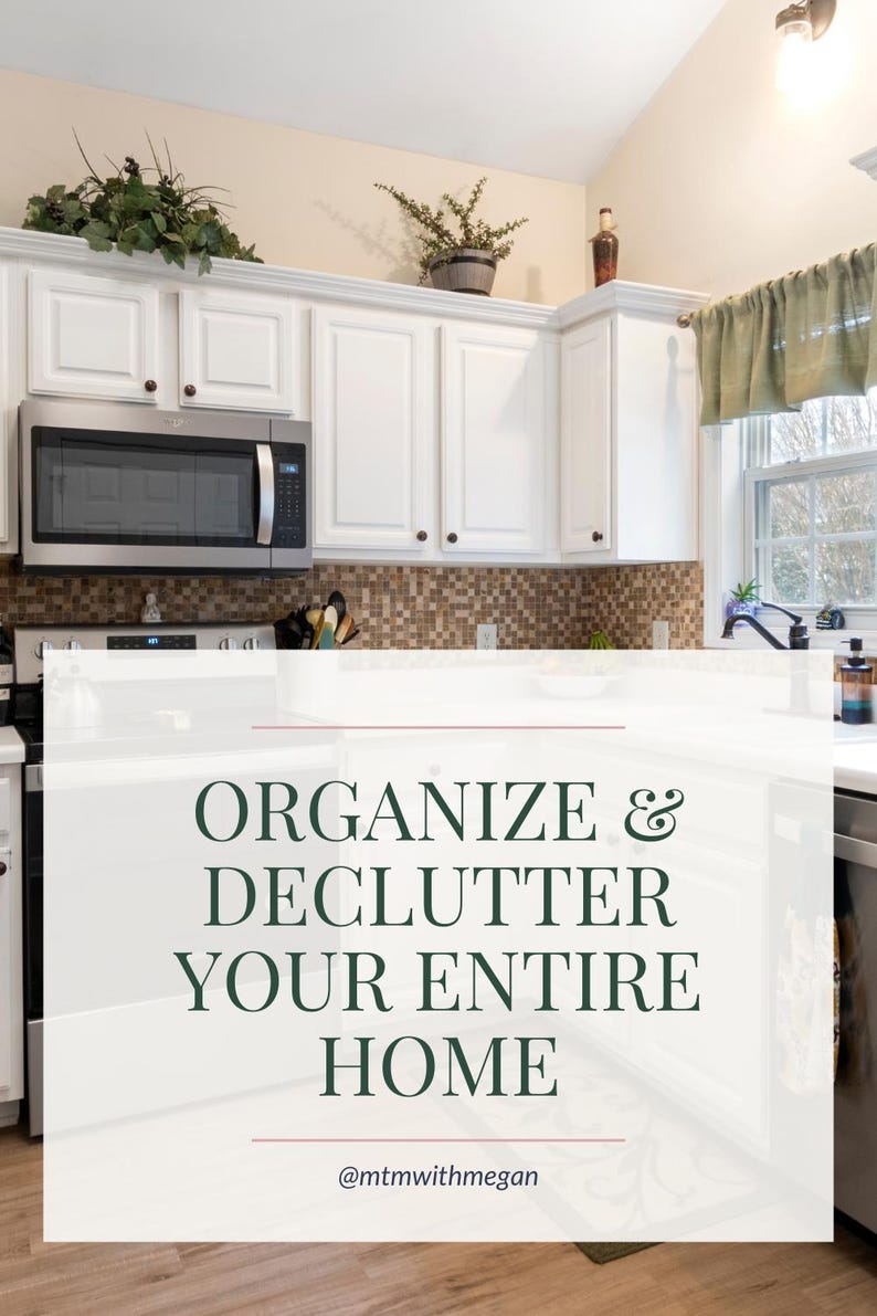 Home Decluttering Planner: Define Your Why, 16-week Organization Plan ...
