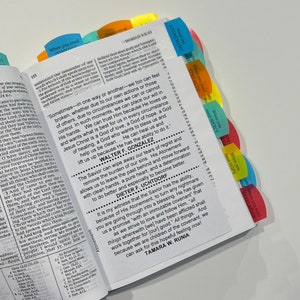 Book of Mormon TOPIC TAB Kit —same Number of Tabs, Quotes, Just in a ...