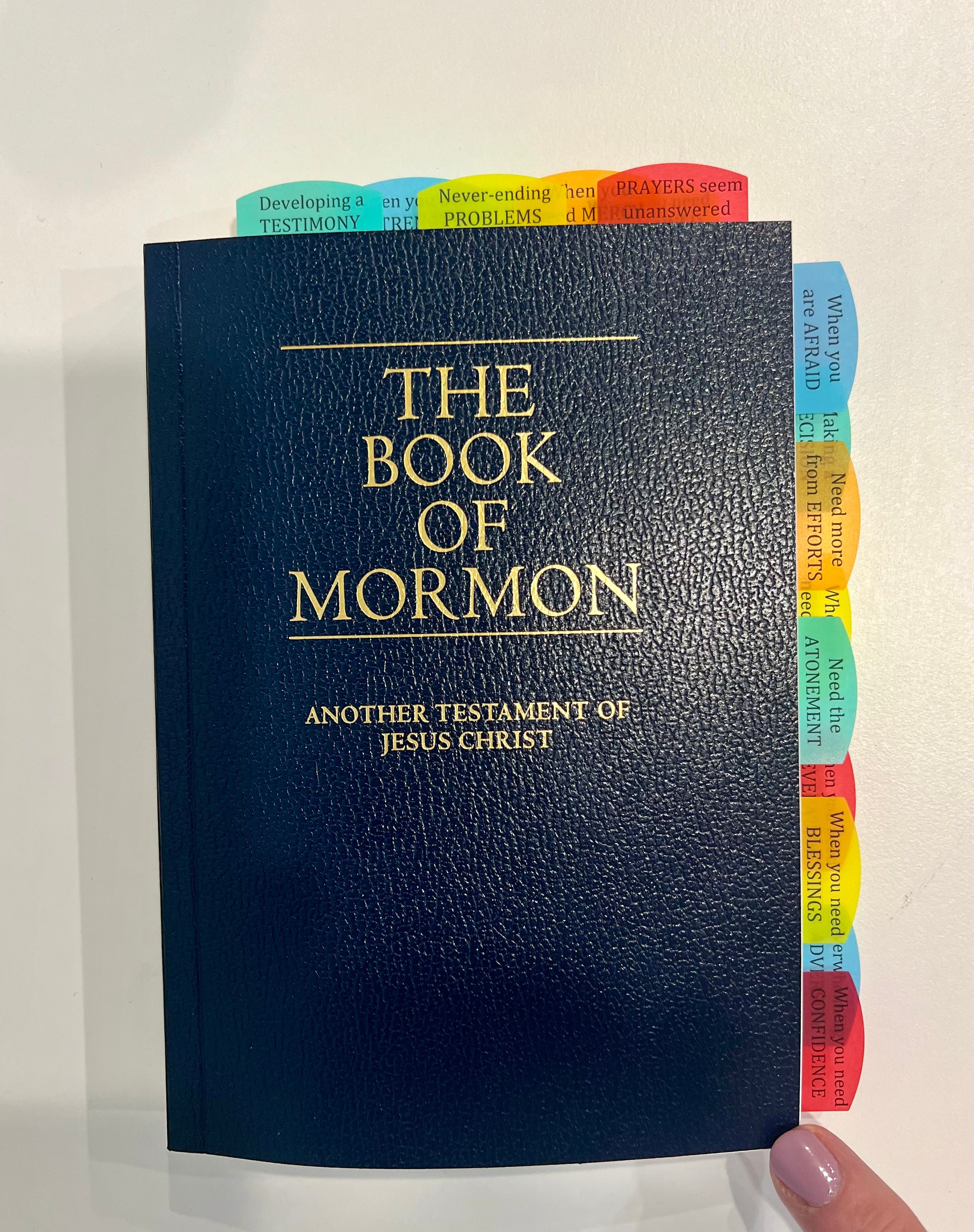 Book of Mormon TOPIC TAB Kit —same Number of Tabs, Quotes, Just in a ...