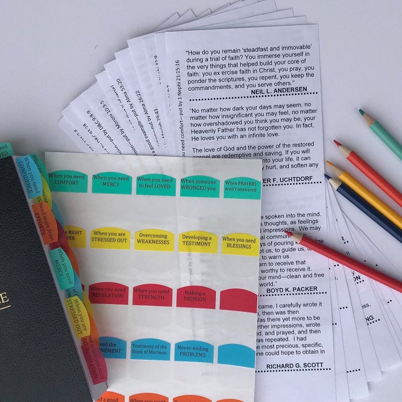 Scripture Tabs - Etsy