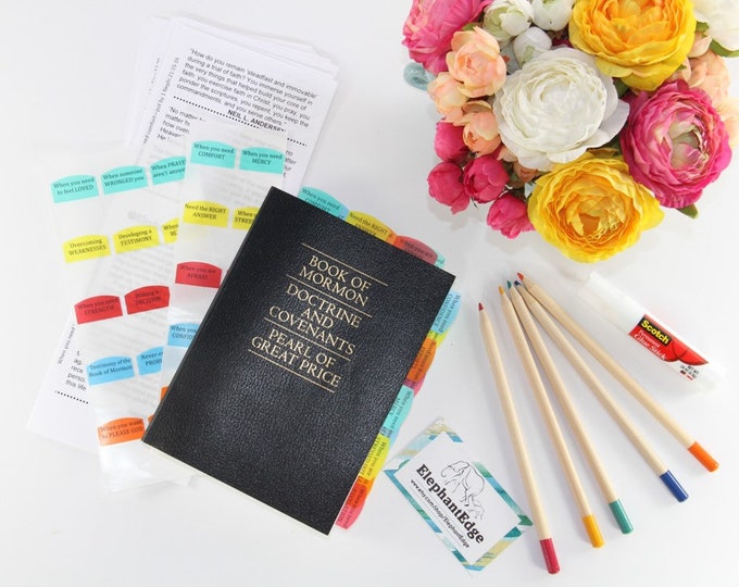 TOPIC Tab KIT With Book---a DIY Scripture Book / Great Gifts, Baptism ...