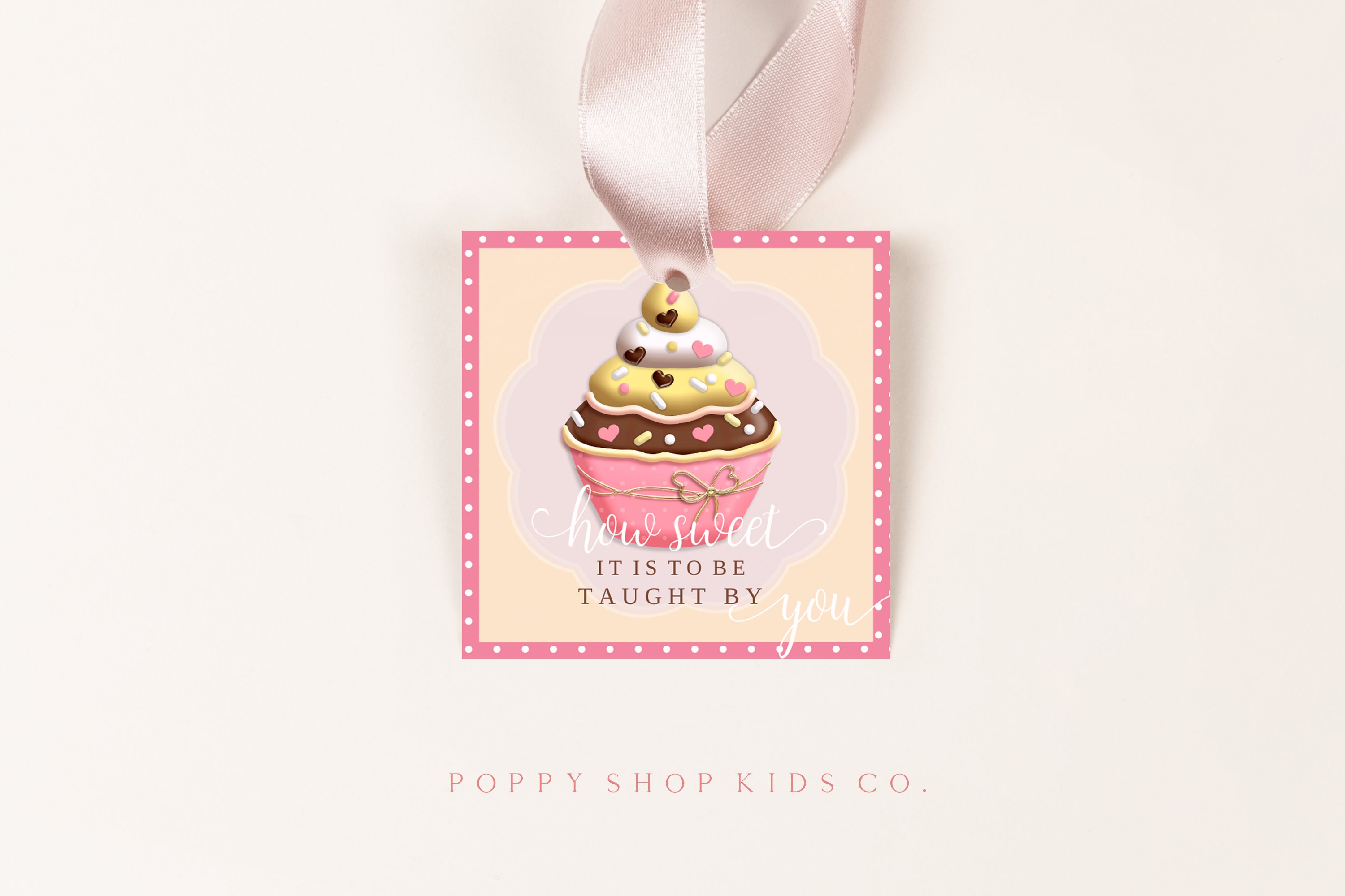 How Sweet It is to Be Taught by You Gift Tag INSTANT DOWNLOAD | Teacher ...