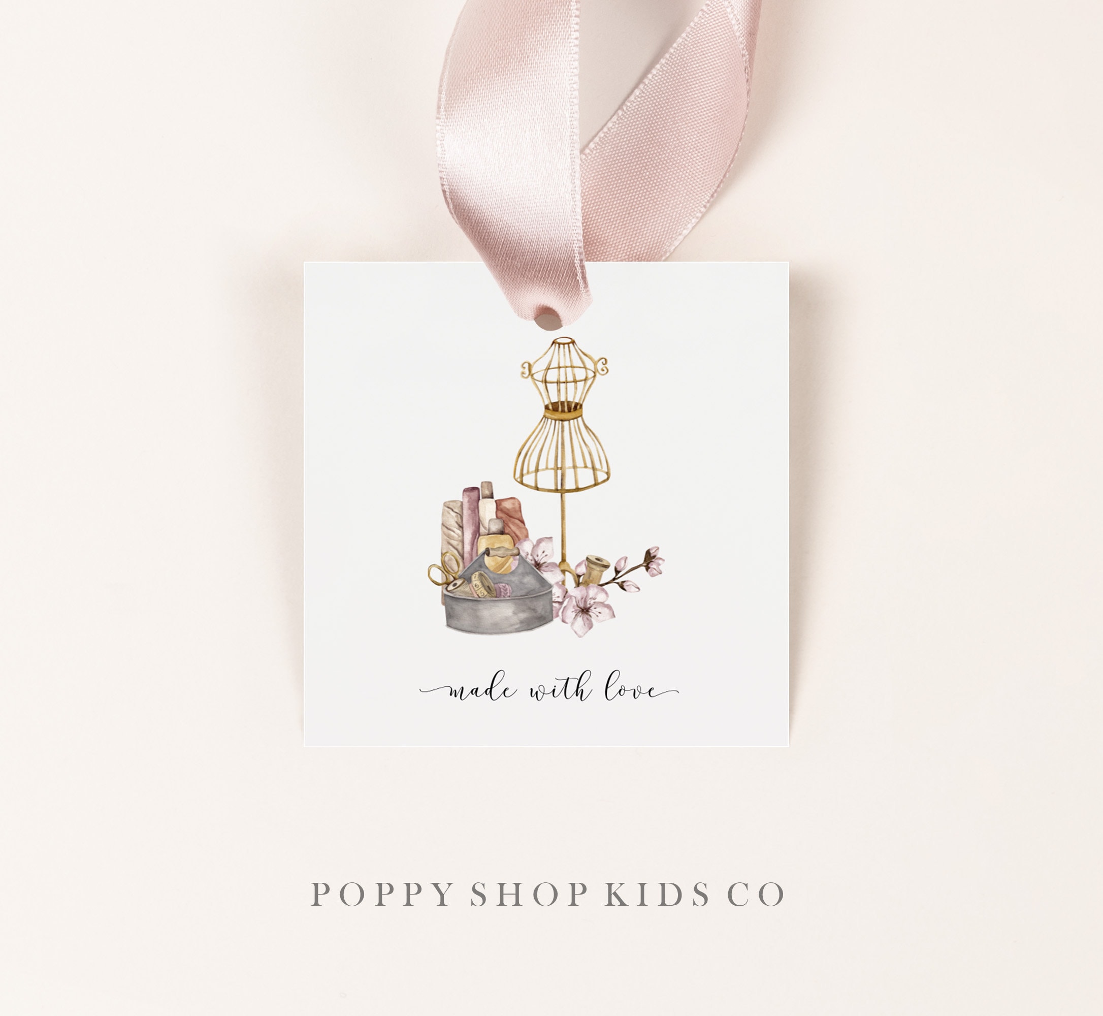 Handmade With Love Gift Tag Collection Fully Editable INSTANT - Etsy