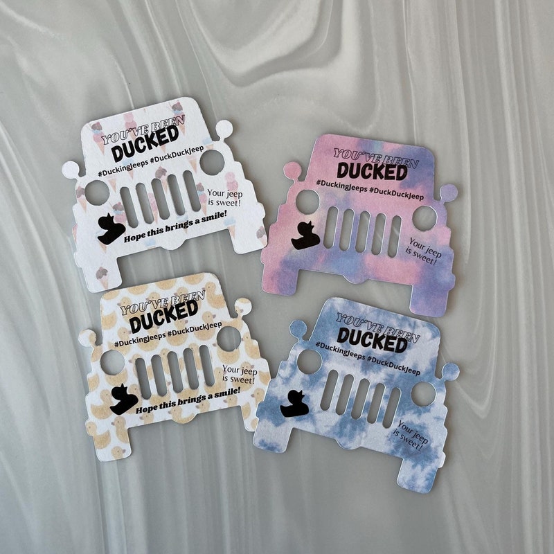 Jeep Duck Tags - Etsy